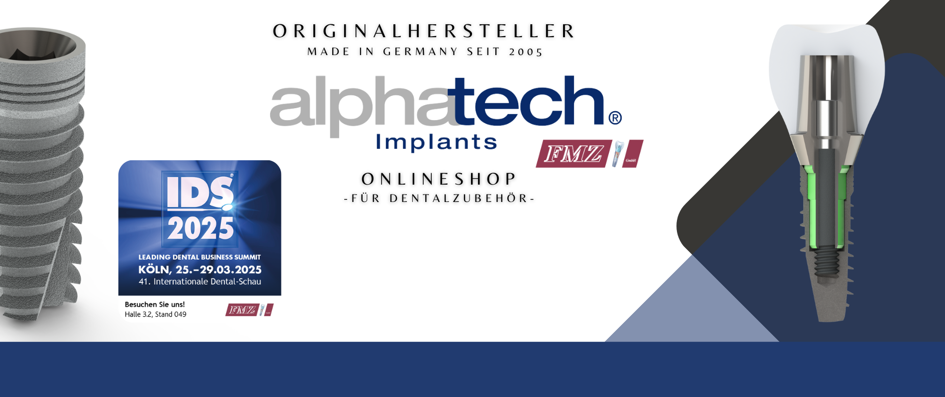 alphatech® e-shop > Dentallaborbedarf und Implantate